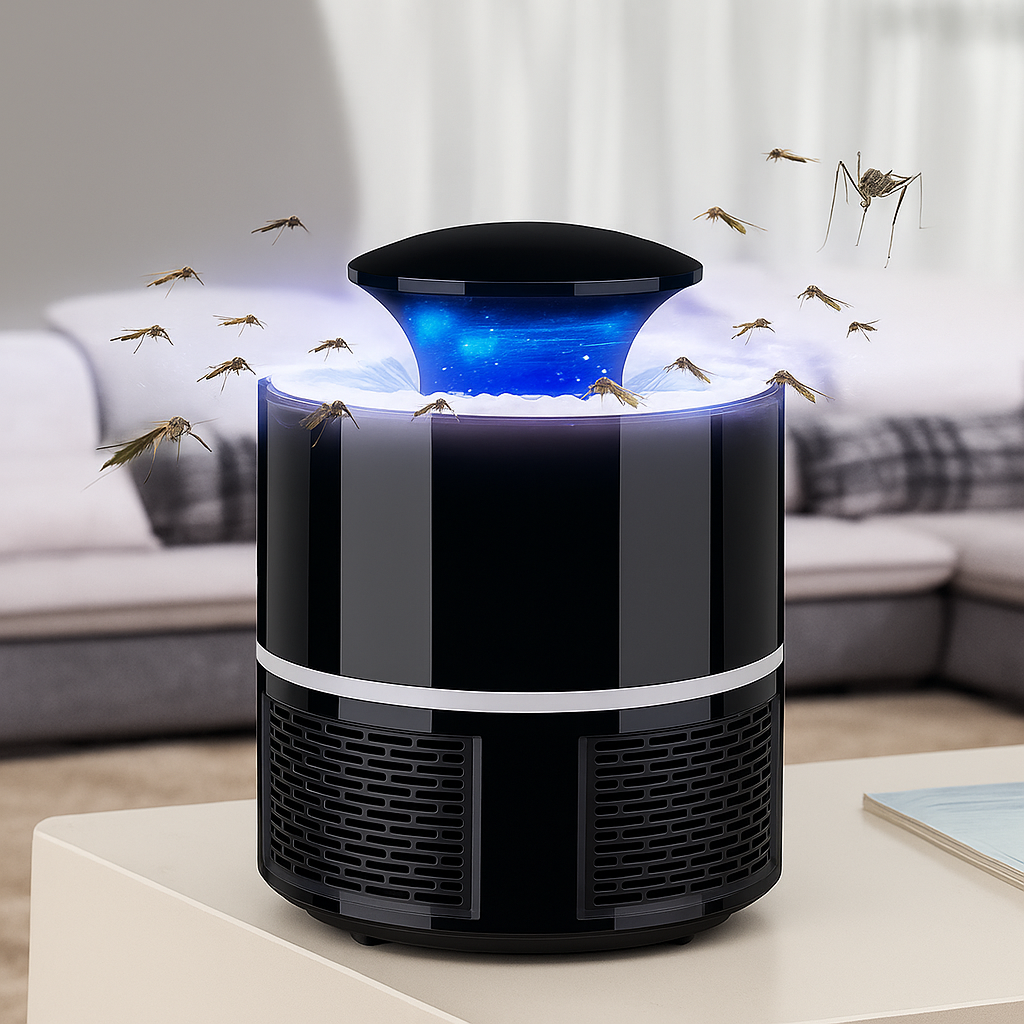 LED-mygg- och insektsfälla för inomhusbruk – Elektrisk flugdödarlampa ...