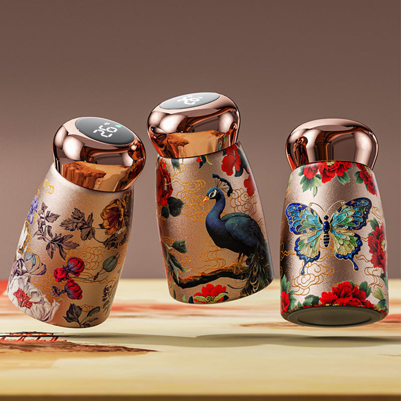 Smart isolerad resemugg – 230 ml rostfritt stål med LED-temperaturdisp ...