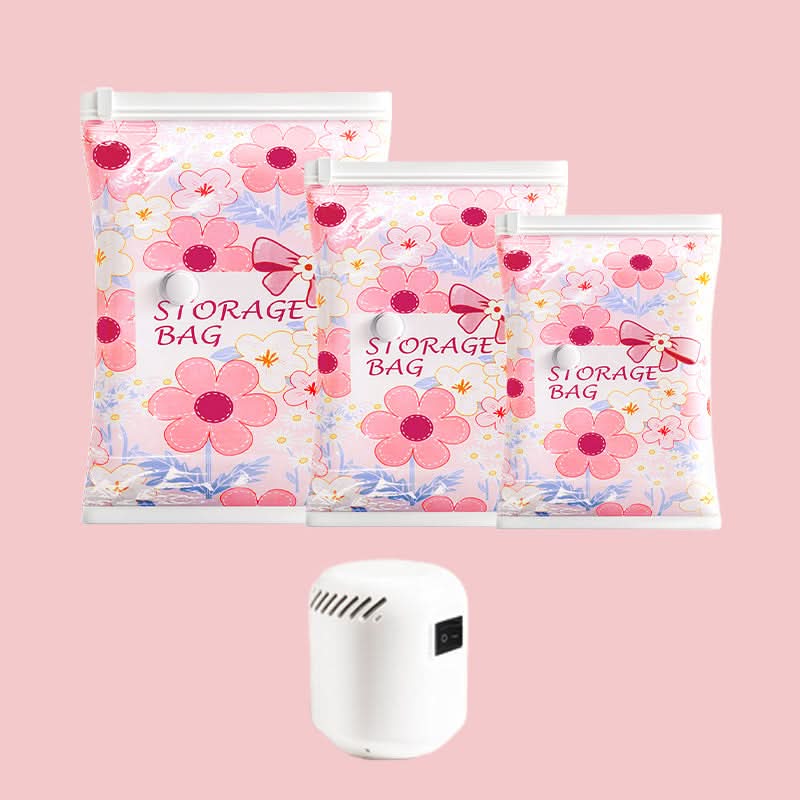 Platsbesparande vakuumförvaringspåsar – Återanvändbar lufttät förvarin ...